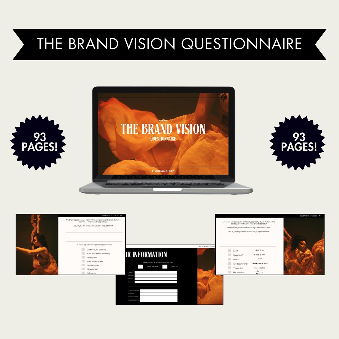 The Brand Vision Questionnaire With Master Resell Rights MRR and ...