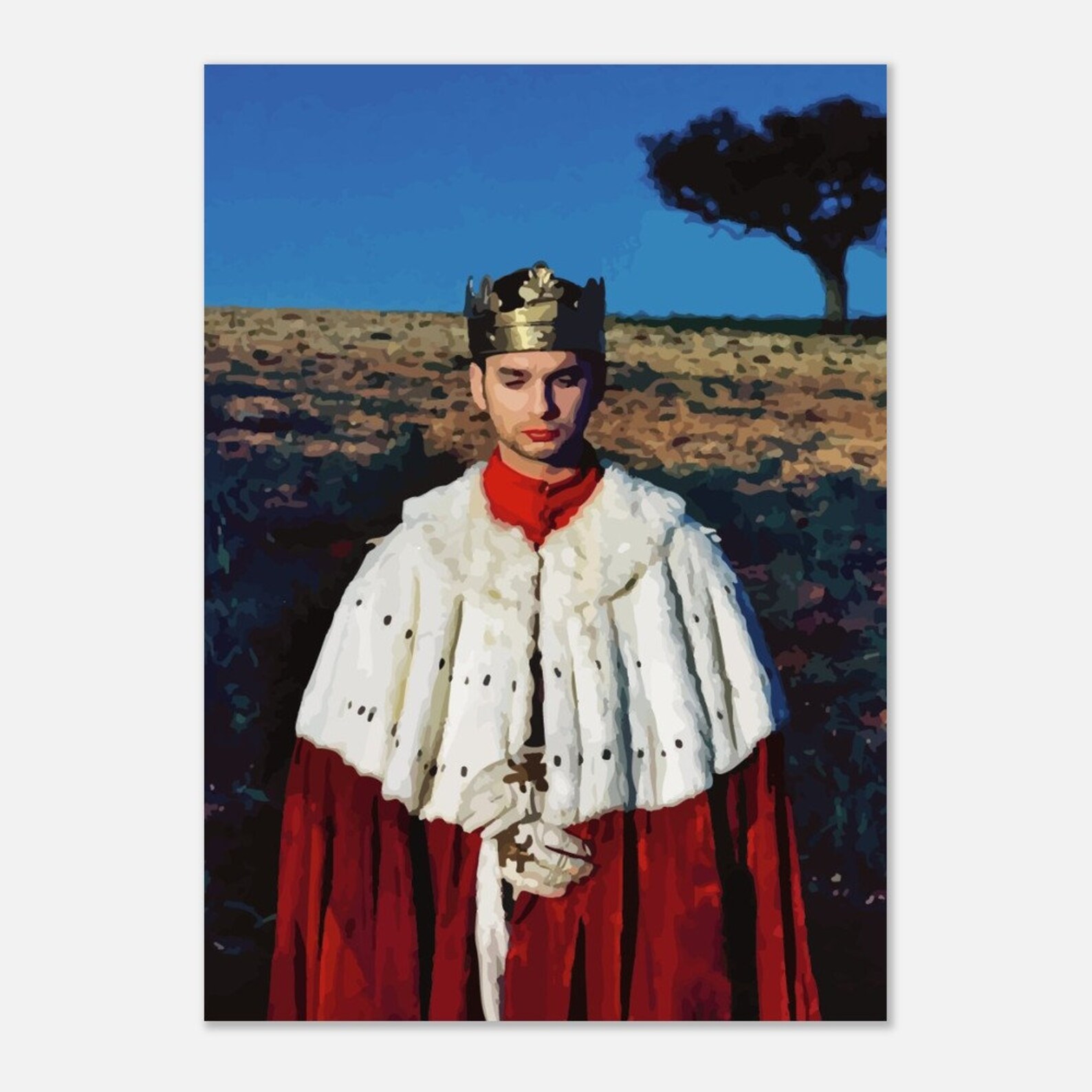 Depeche Mode, Dave Gahan, Enjoy the Silence king, Violator Paint Style ...