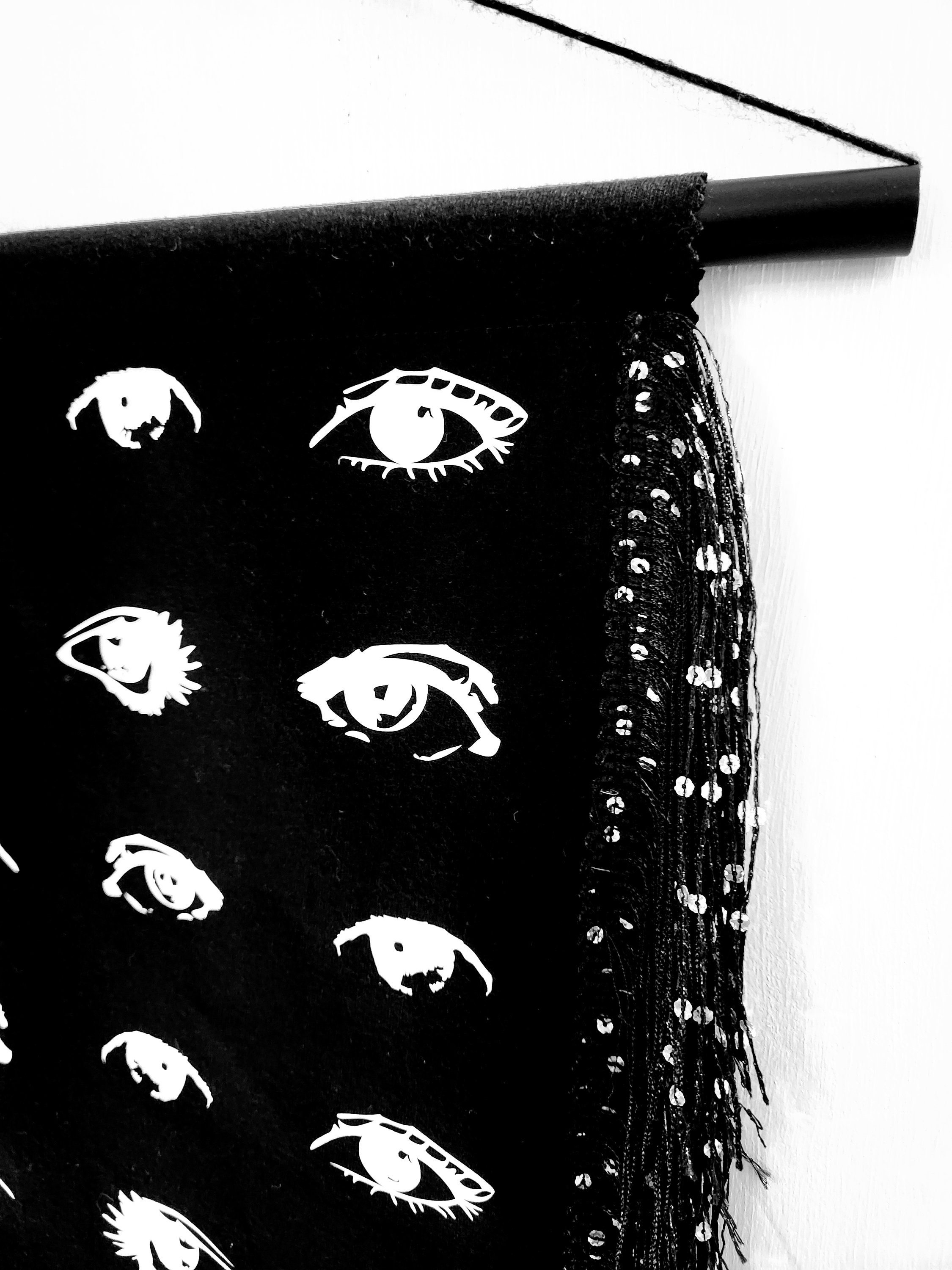 Lucky Eyes Banner With Fringe - Etsy
