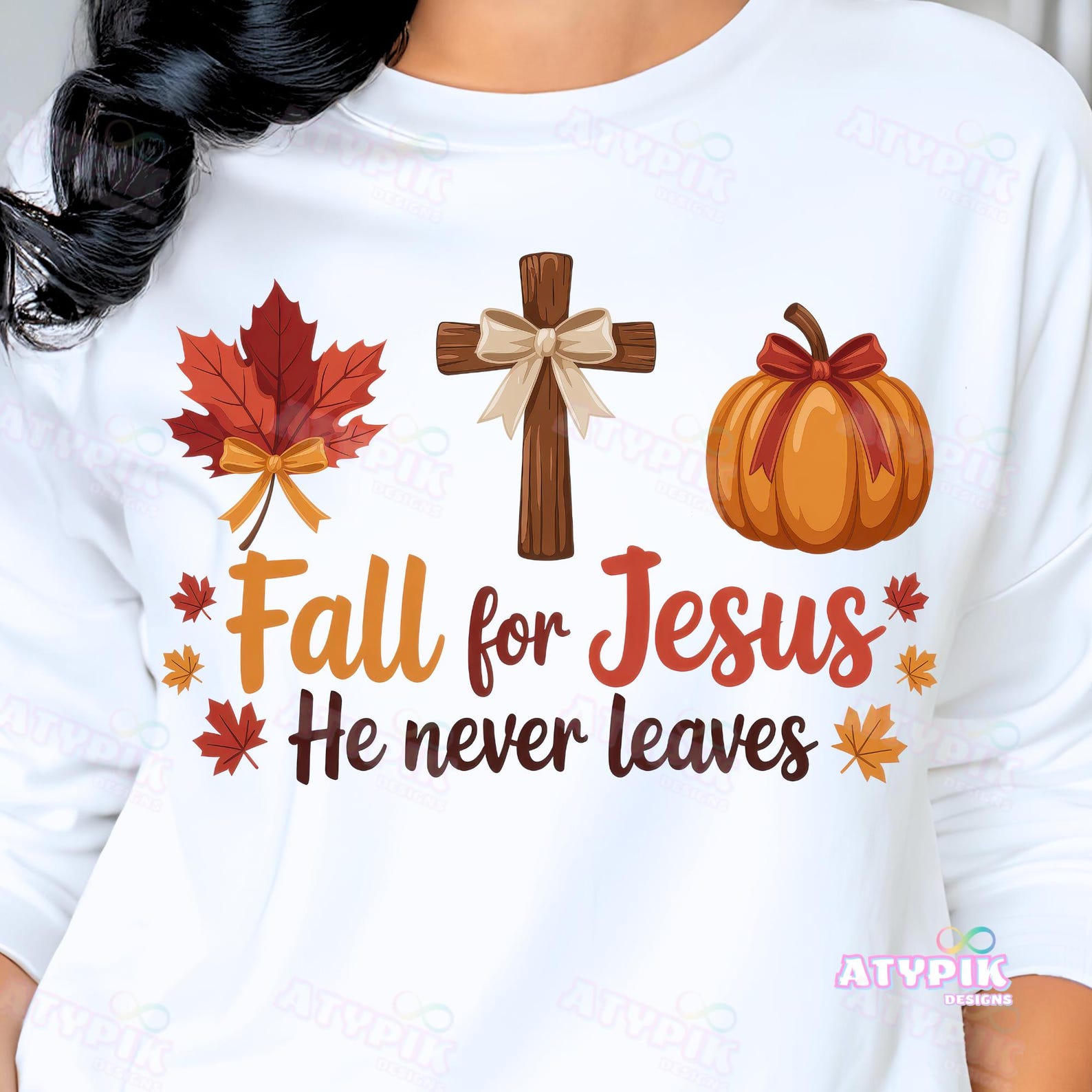 Fall for Jesus He Never Leaves Png, Fall Jesus Png, Fall Christian Png ...