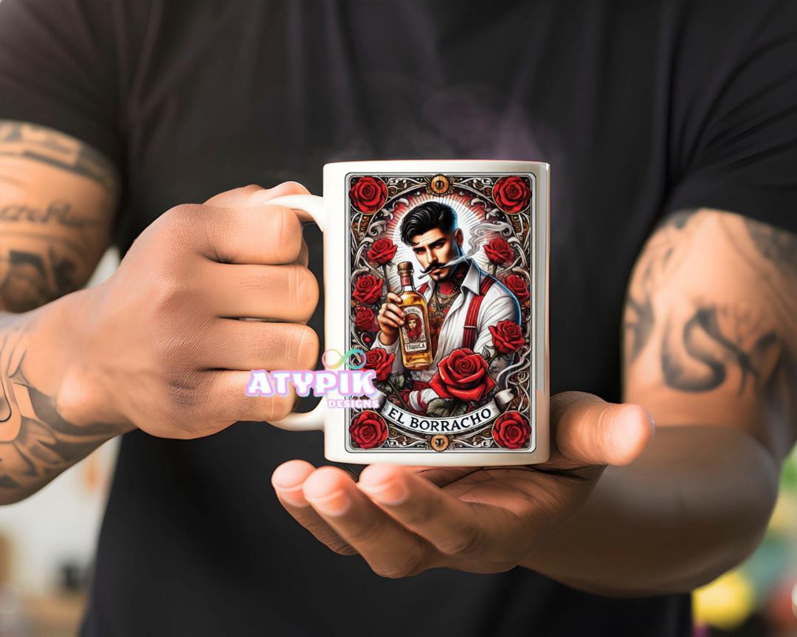El Borracho Tarot Card PNG - Digital Download - Printable Tarot Card ...