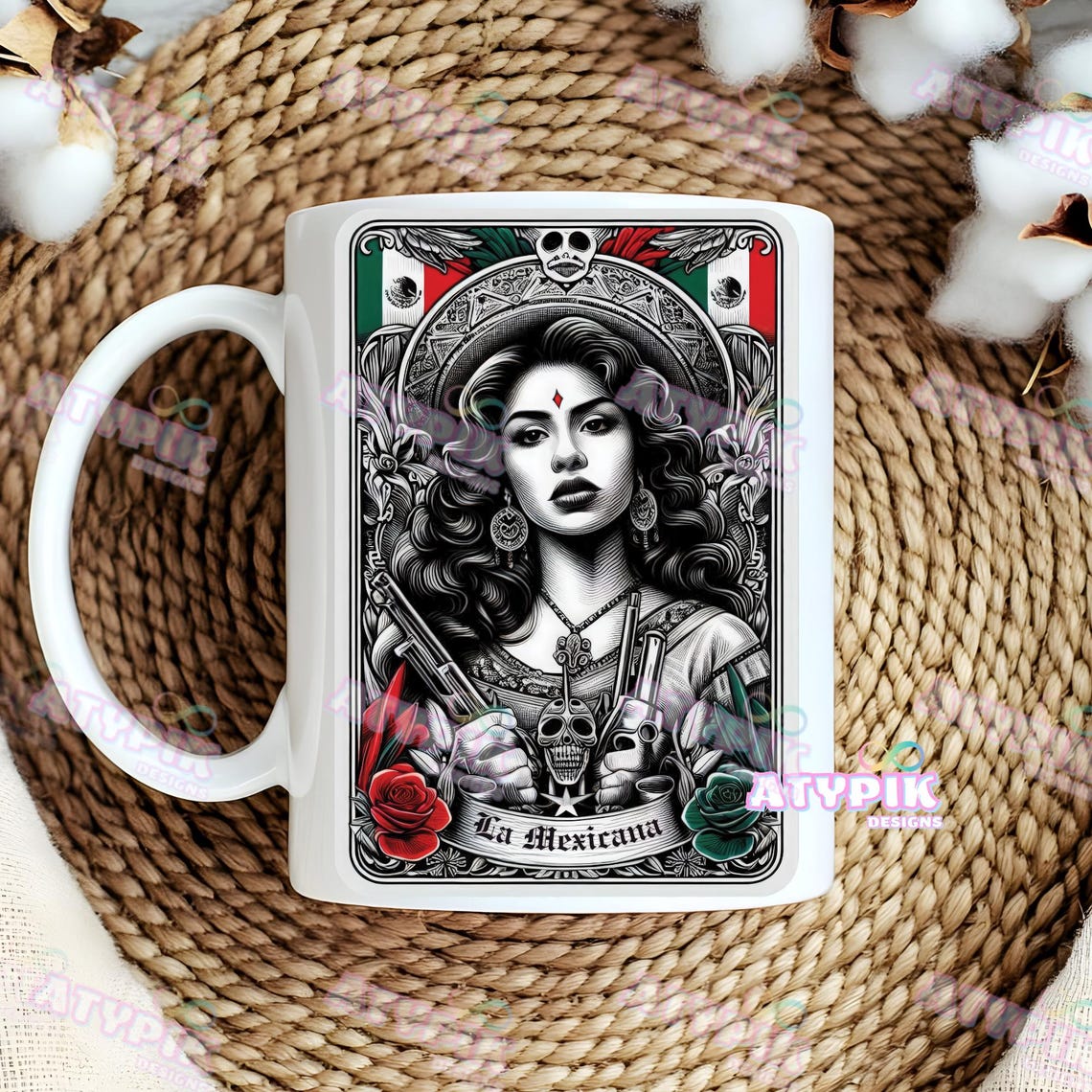 La Mexicana Tarot Card Png Digital Download Chicana Chicano Art Mexican ...