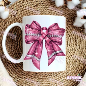 Pink Football Bow, Football, Bow, Game Day, Fall, Autumn, Breast Cancer ...