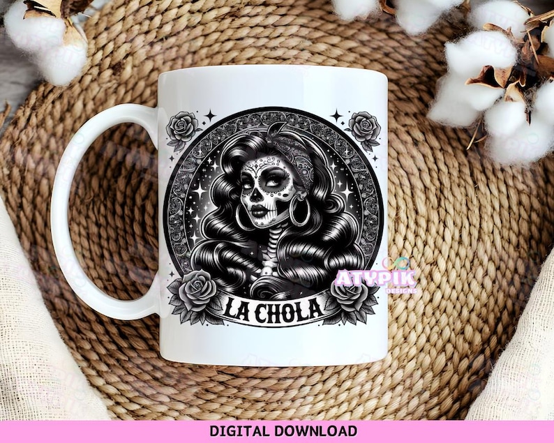 Sugar Skull Png Latina Chicana Latinx Shirt Png Dtf Sublimation Spanish ...