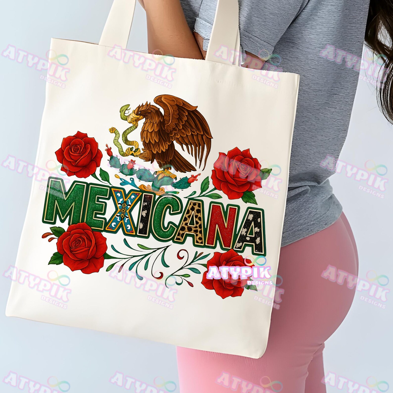 Mexicana Png Sublimation DTF Design Download, Mexico Png, Mexican Flag ...