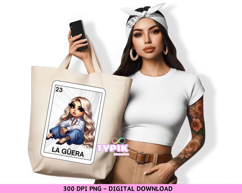 La Guera Loteria Card En Espanol PNG Sublimation DTF Design, Digital ...