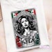La Mexicana Tarot Card Png Digital Download Chicana Chicano Art Mexican ...