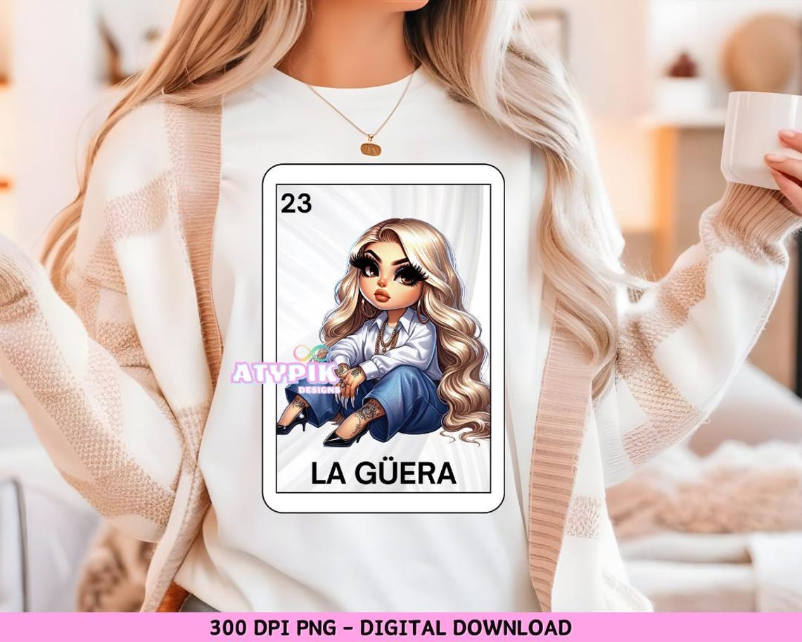 La Guera Loteria Card En Espanol PNG Sublimation DTF Design, Digital ...
