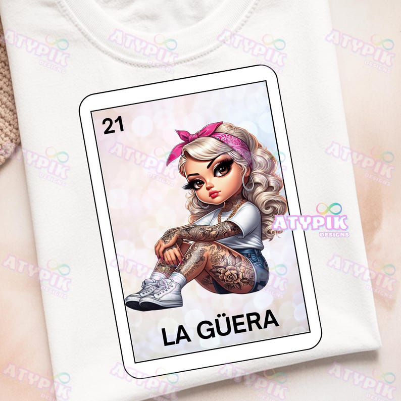 La Guera Loteria Card En Espanol PNG Sublimation DTF Design, Digital ...