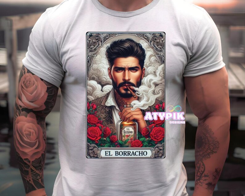 El Borracho Tarot Card PNG - Digital Download - Printable Tarot Card ...