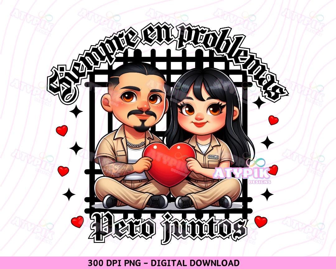 Chicanos Couple Love Png Mexican Vibes Shirt Design Chicanos Png ...