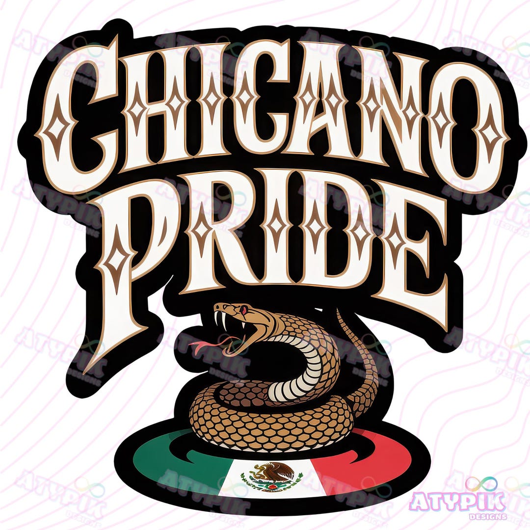 Chicano Pride PNG Clipart Sublimation Dtf Stickers Digital Designs ...