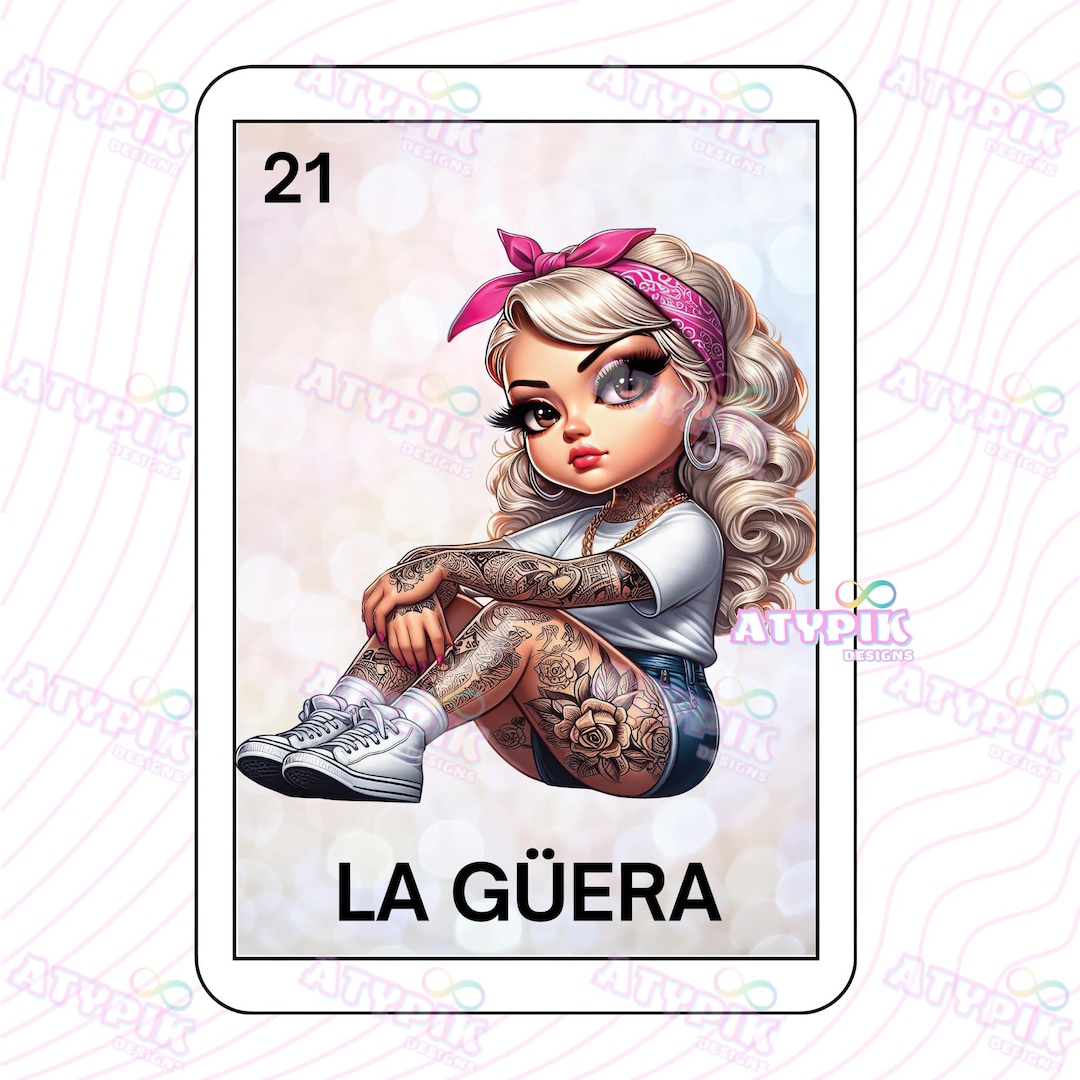 La Guera Loteria Card En Espanol PNG Sublimation DTF Design, Digital ...