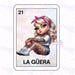 La Guera Loteria Card En Espanol PNG Sublimation DTF Design, Digital ...