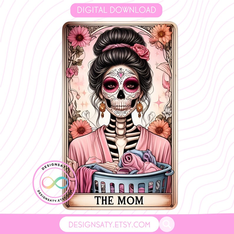 The Mom Tarot Card PNG, Funny Tarot Cards, Tarot Card Dtf Uvdtf Tarot ...