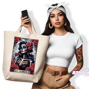 La Cabrona Latina PNG, Chicana PNG, Tarot Card Digital Files, Dtf Uvdtf ...