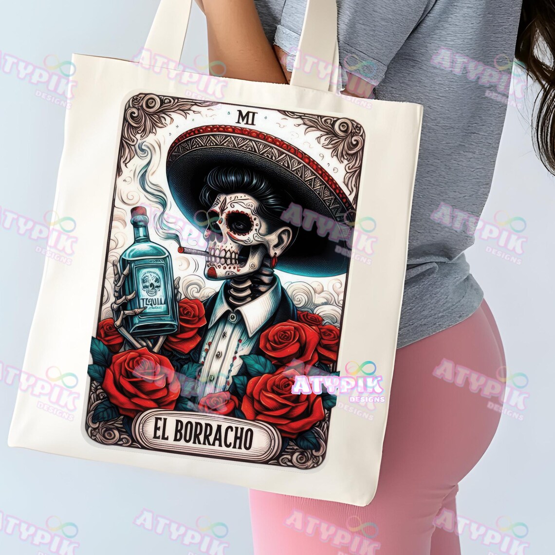 El Borracho Latino PNG, Mexican Loteria Card Tarot Card Digital File ...