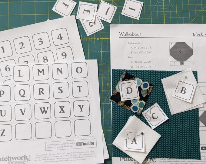 Quilt Block Markers Set / PDF Digital - Etsy