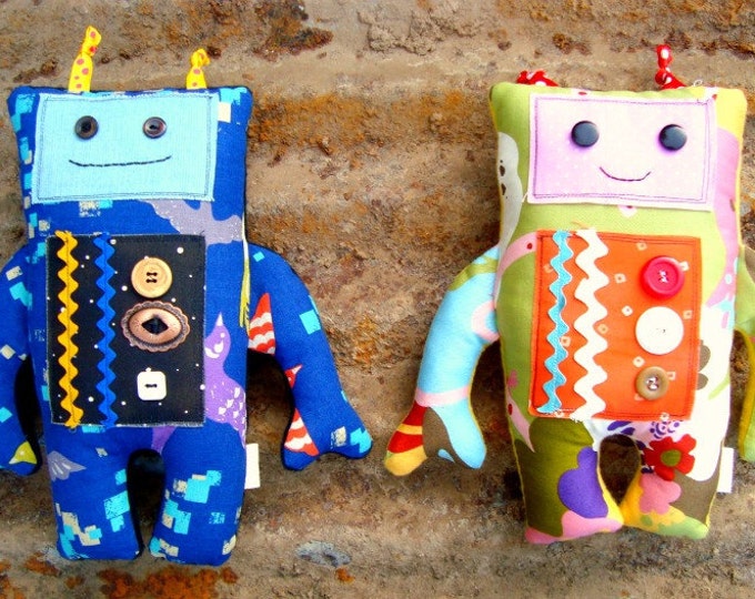 Robot Sewing Pattern Boy Soft Toy Outer Space Play - Etsy