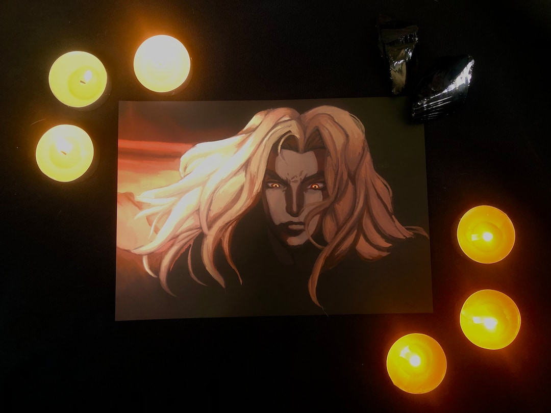Alucard Castlevania A5 Print - Etsy