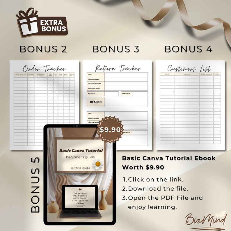 Editable Custom Order Form Template Small Business Digital Order Form ...