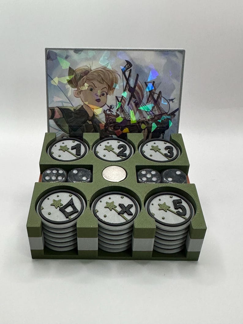 Tinkerbell Giant Fairy - Themed Token Box and Tokens With Holographic ...