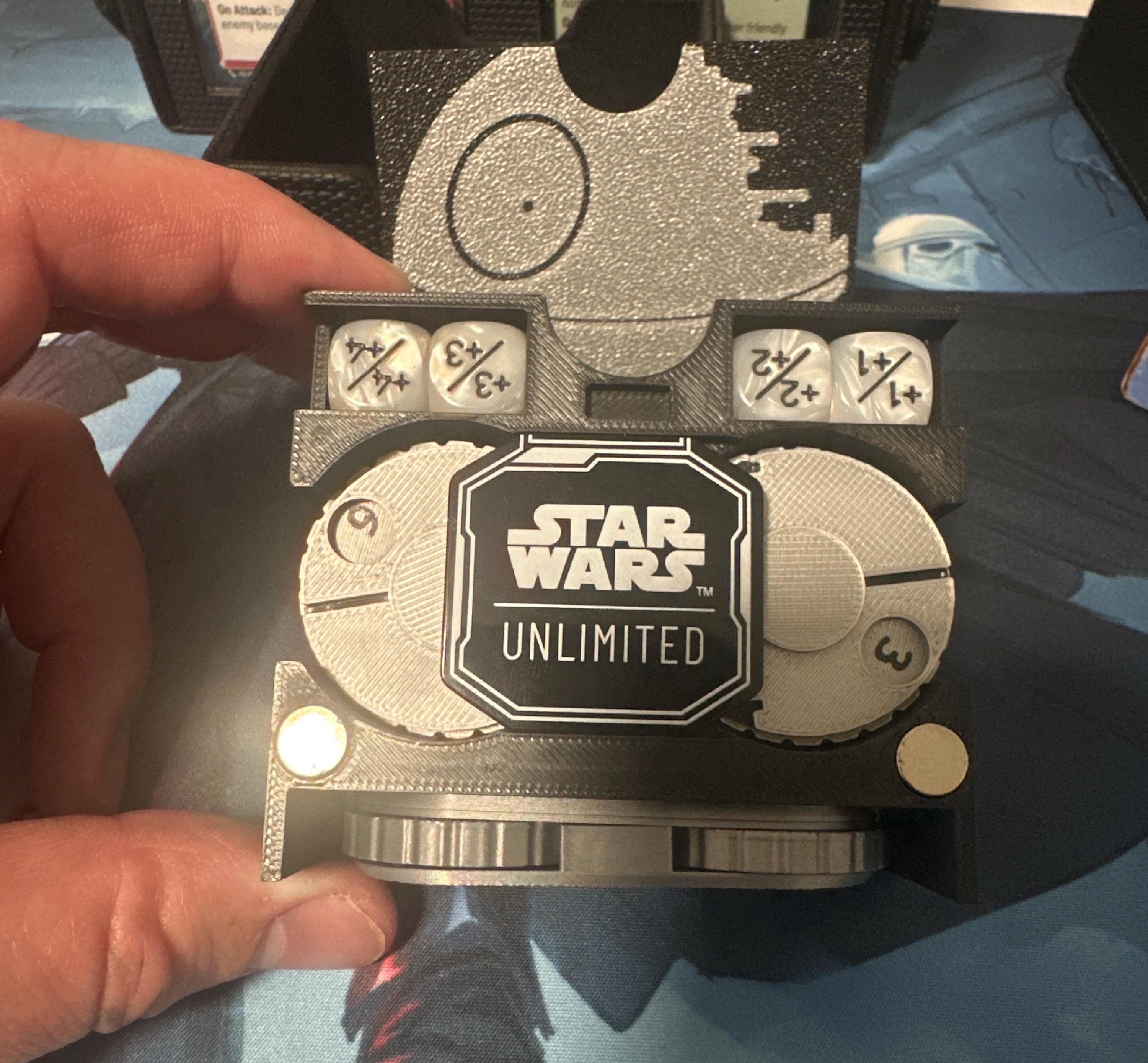 Star Wars Unlimited Magnetic Damage Counters and Base Counter: Death ...
