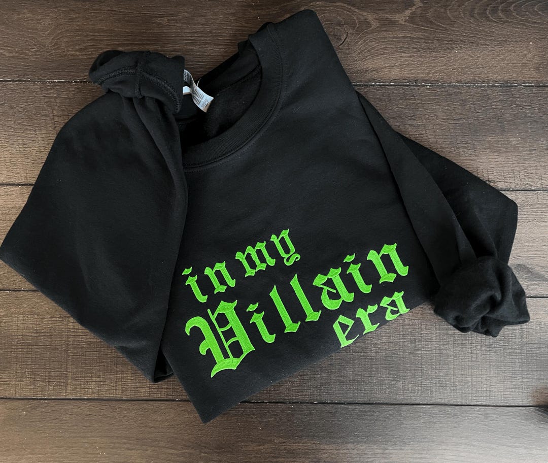 Gildan Heavy Blend™ Embroidered 'villain Era' Sweatshirt | Villain ...
