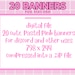 Pink Pastel Discord Server Banners: Kawaii Channel Organizers (PNG ...