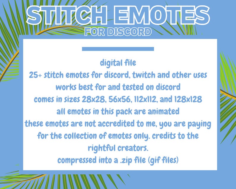 Animated Stitch Emotes: Discord, Twitch, Streaming (digital File) - Etsy