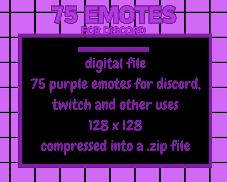 Purple Text Emotes: Kawaii Twitch, Discord Streamer (PNG & GIF ...