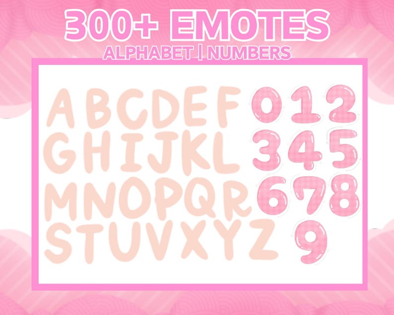 Discord Server Emote Channel Twitch Emoji Streamer Simple Kawaii Cute ...