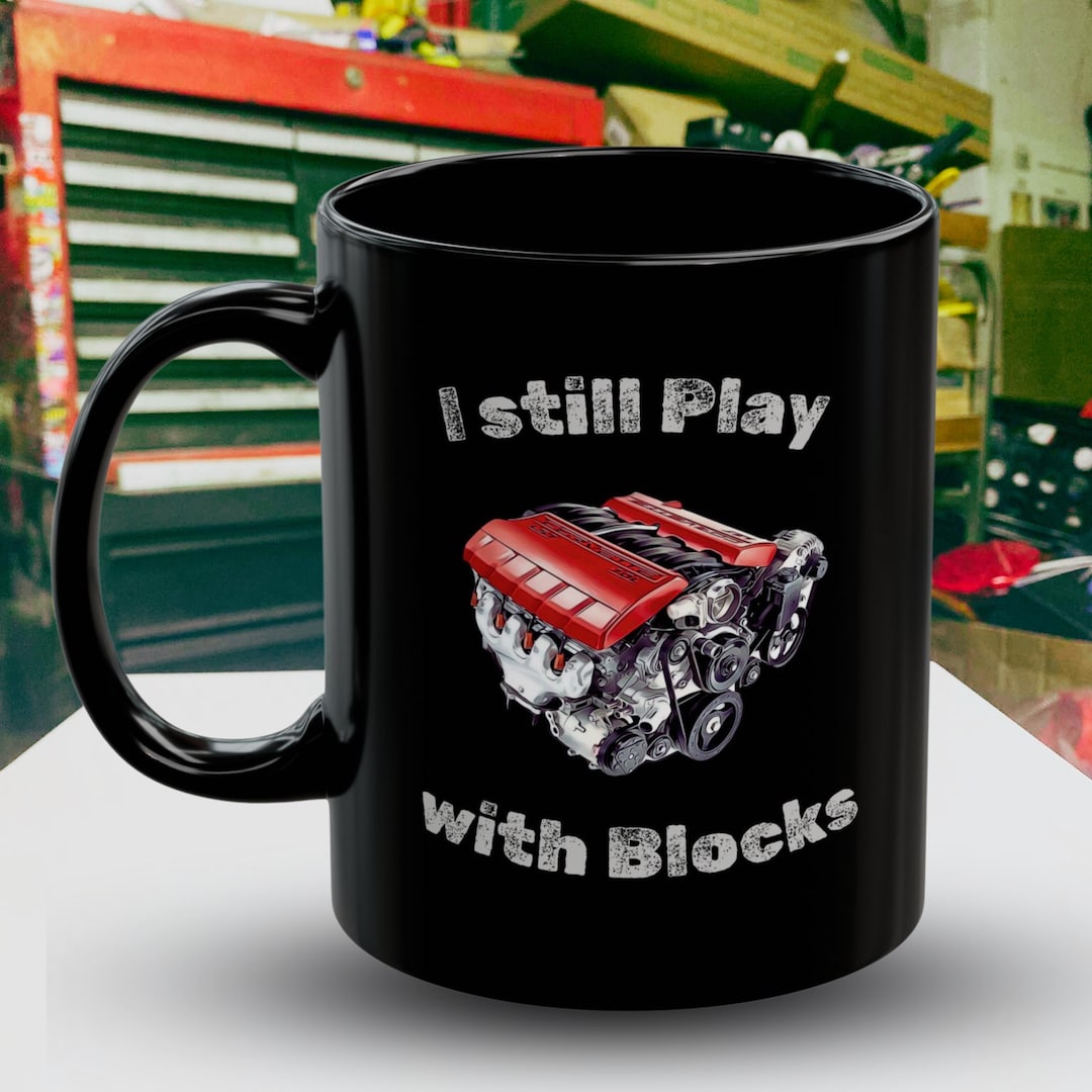 Play With Blocks Mug for Car Enthusiasts, Perfect Gift for Father's Day ...