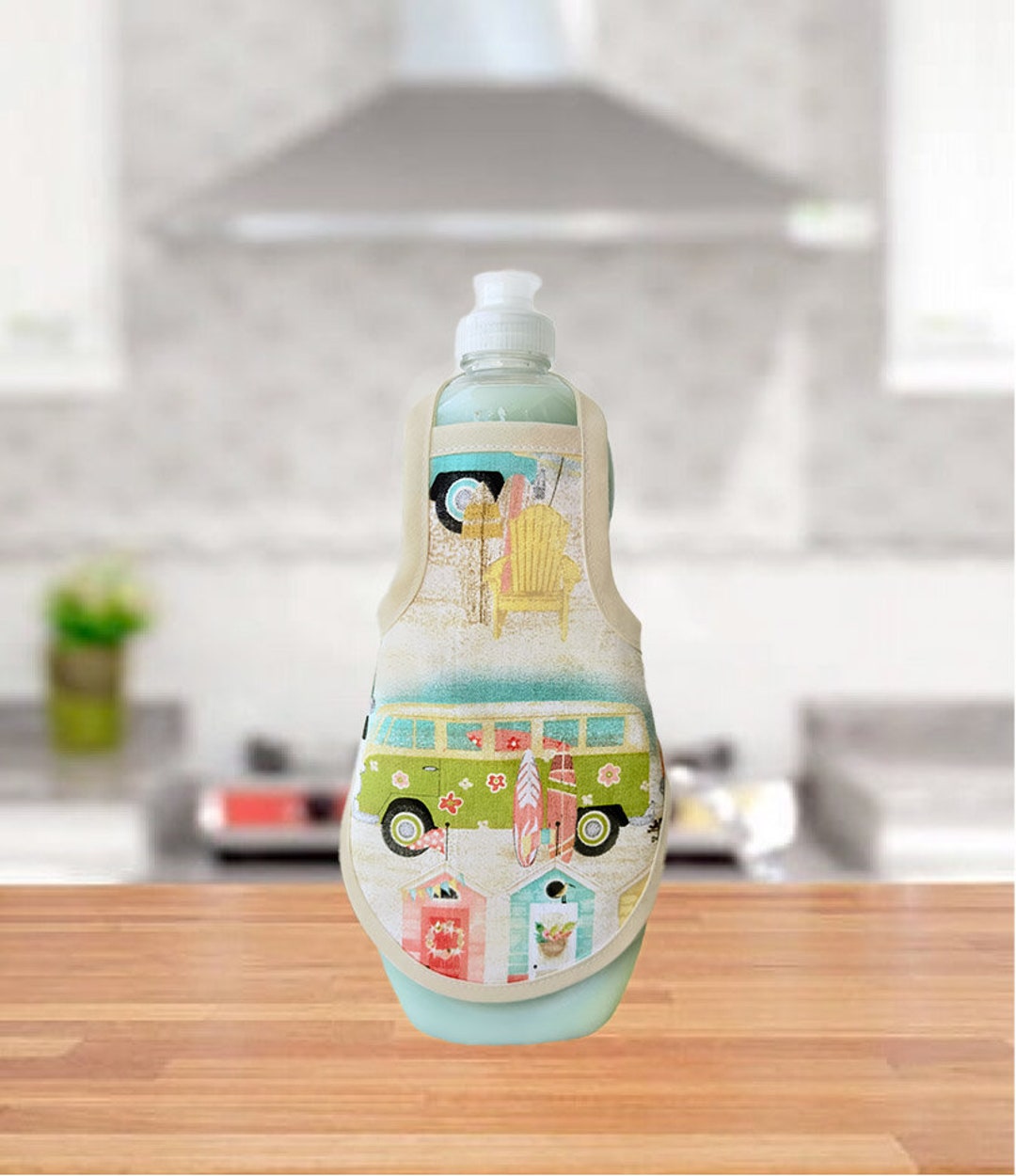 Volkswagen VW Bus Green Dish Soap Bottle Apron Fits 25 Oz. - Etsy
