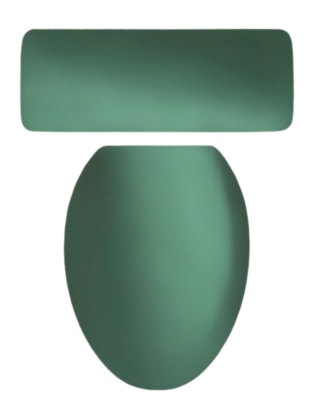 Bathroom Decor Dark Emerald Forest Green SATIN LINED Toilet Seat Lid ...