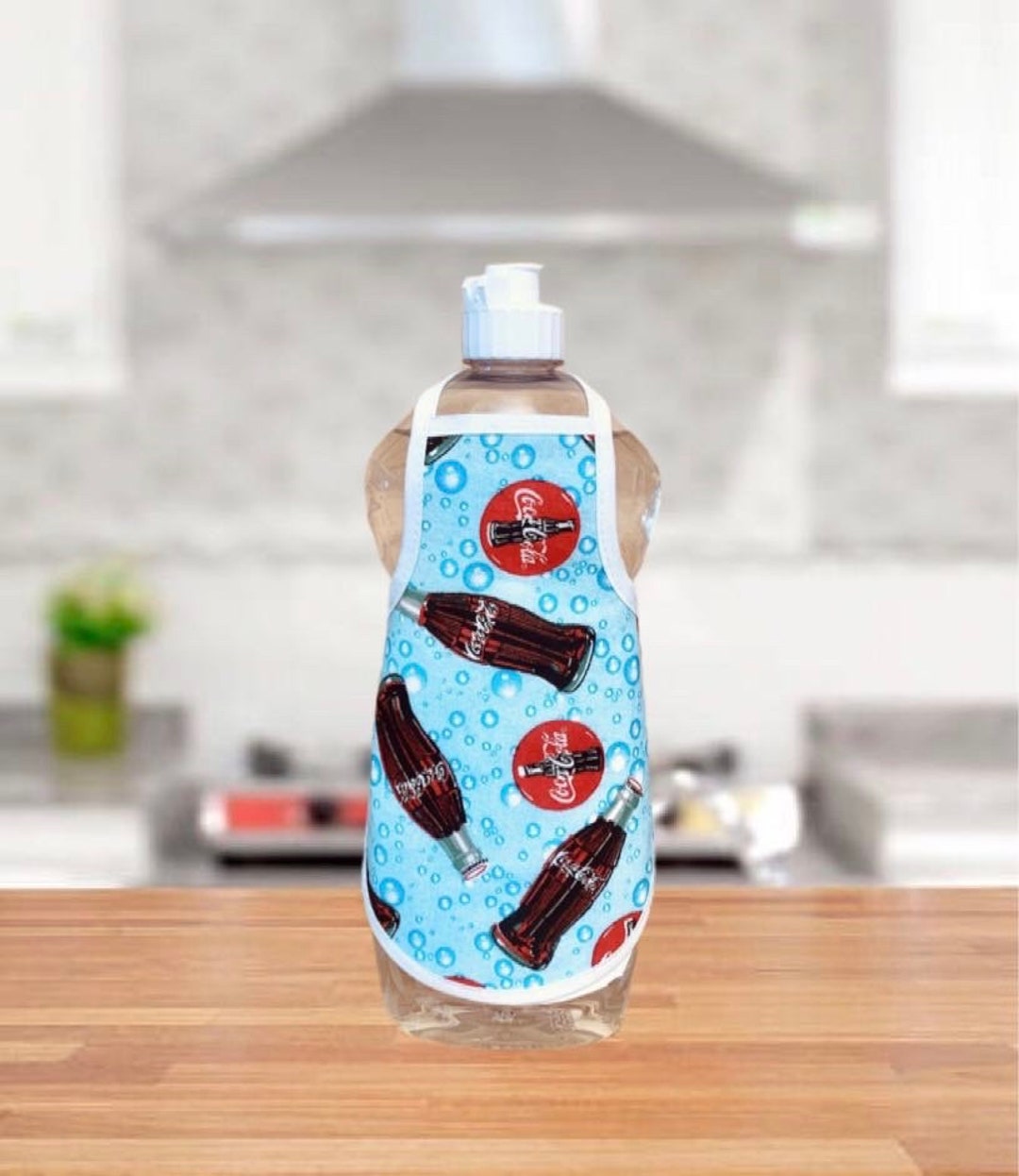 Coke Coca-cola Bottles Dish Soap Bottle Apron - Fits 25 Oz. - Etsy