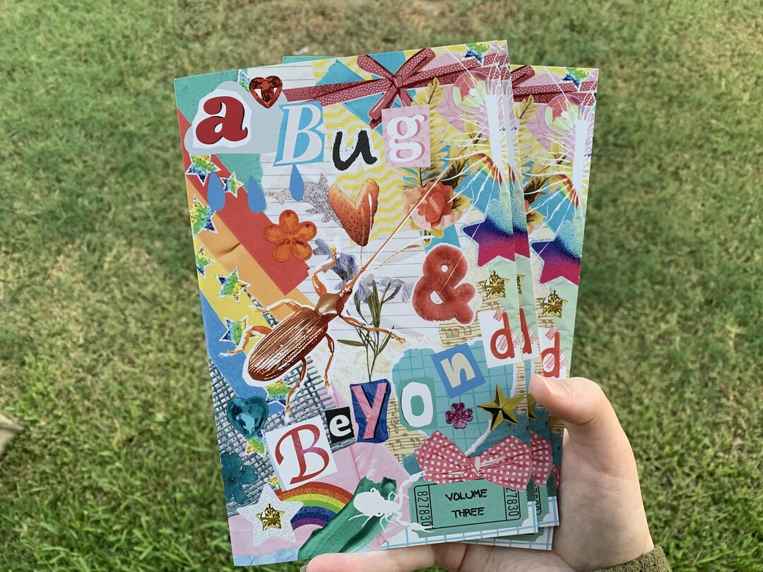 Zine: A Bug & Beyond 03 Insect Art, Facts, Collages, Puzzles Word ...