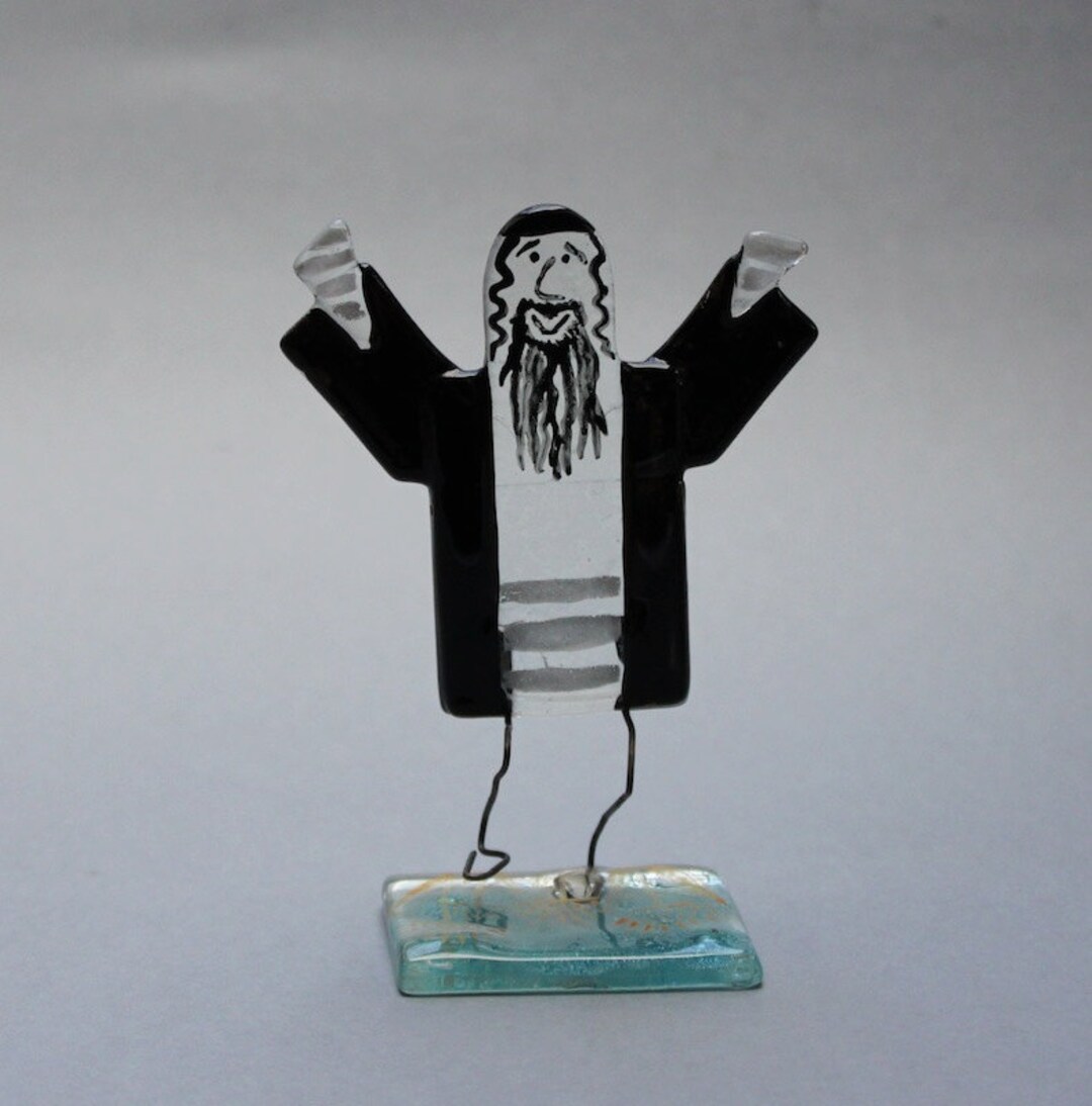 Very Happy Dancing HASIDIC Jewish RABBI Figure HANUKKAH - Etsy