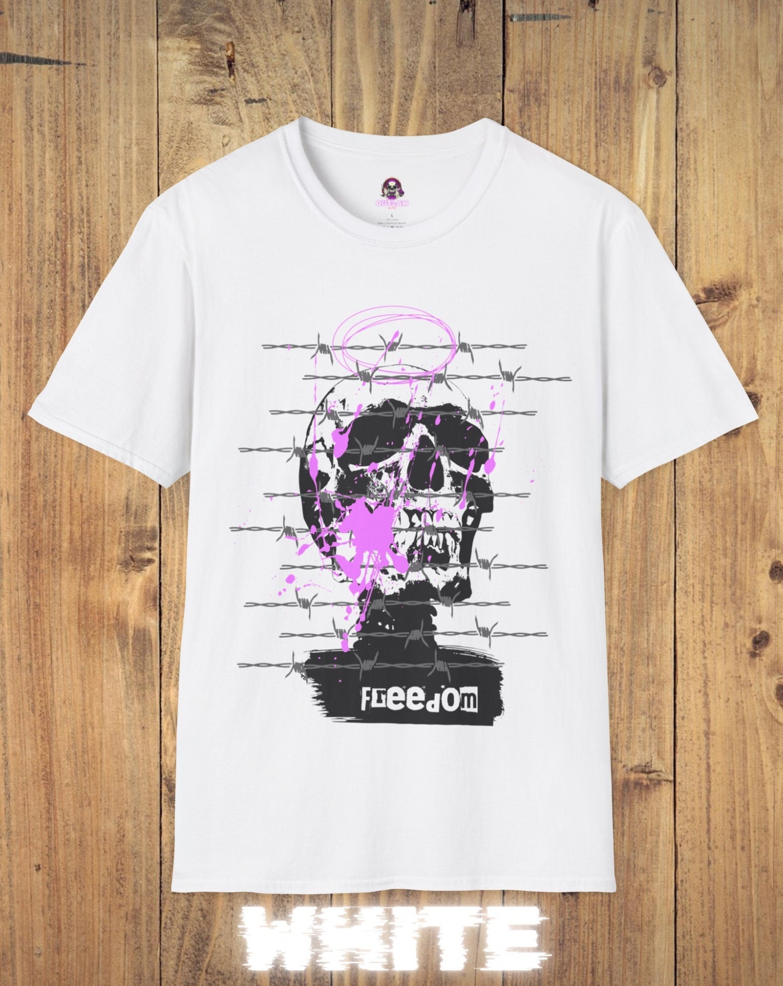 Unchained Freedom: Spiked Skull Edition Unique Skull Design, Graphic ...