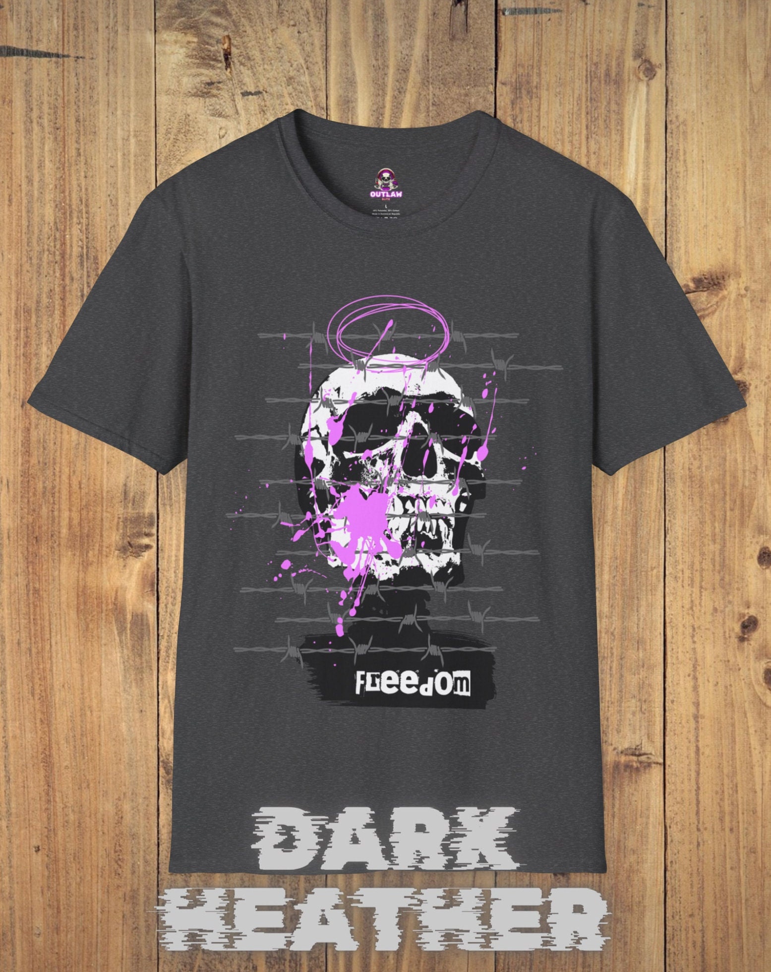 Unchained Freedom: Spiked Skull Edition Unique Skull Design, Graphic ...