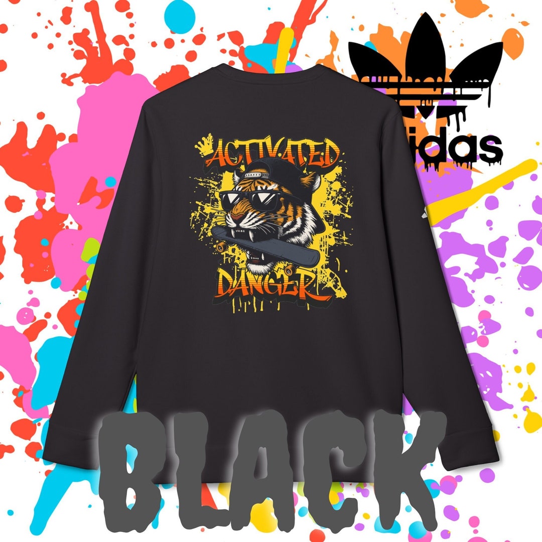 Adidas® Custom Art Tiger Shades Skate Sweatshirt: Bold Urban Style ...