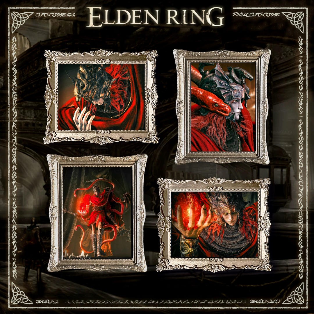 Eleden Ring,messmer the Impaler, Handmade Messmer Fridge Stickers ...