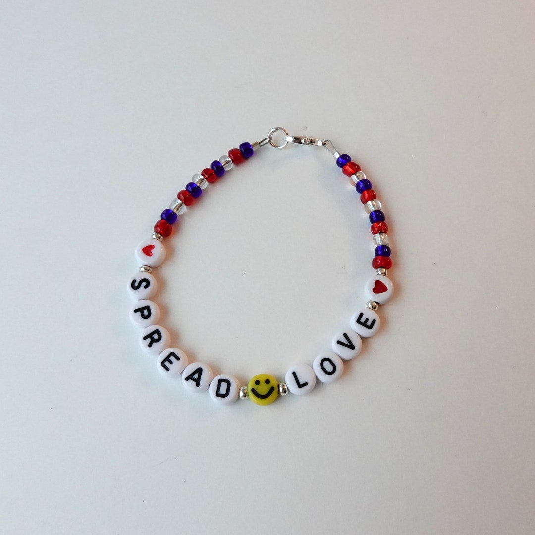 Spread Love Clasp Friendship Bracelet NKOTB - Etsy