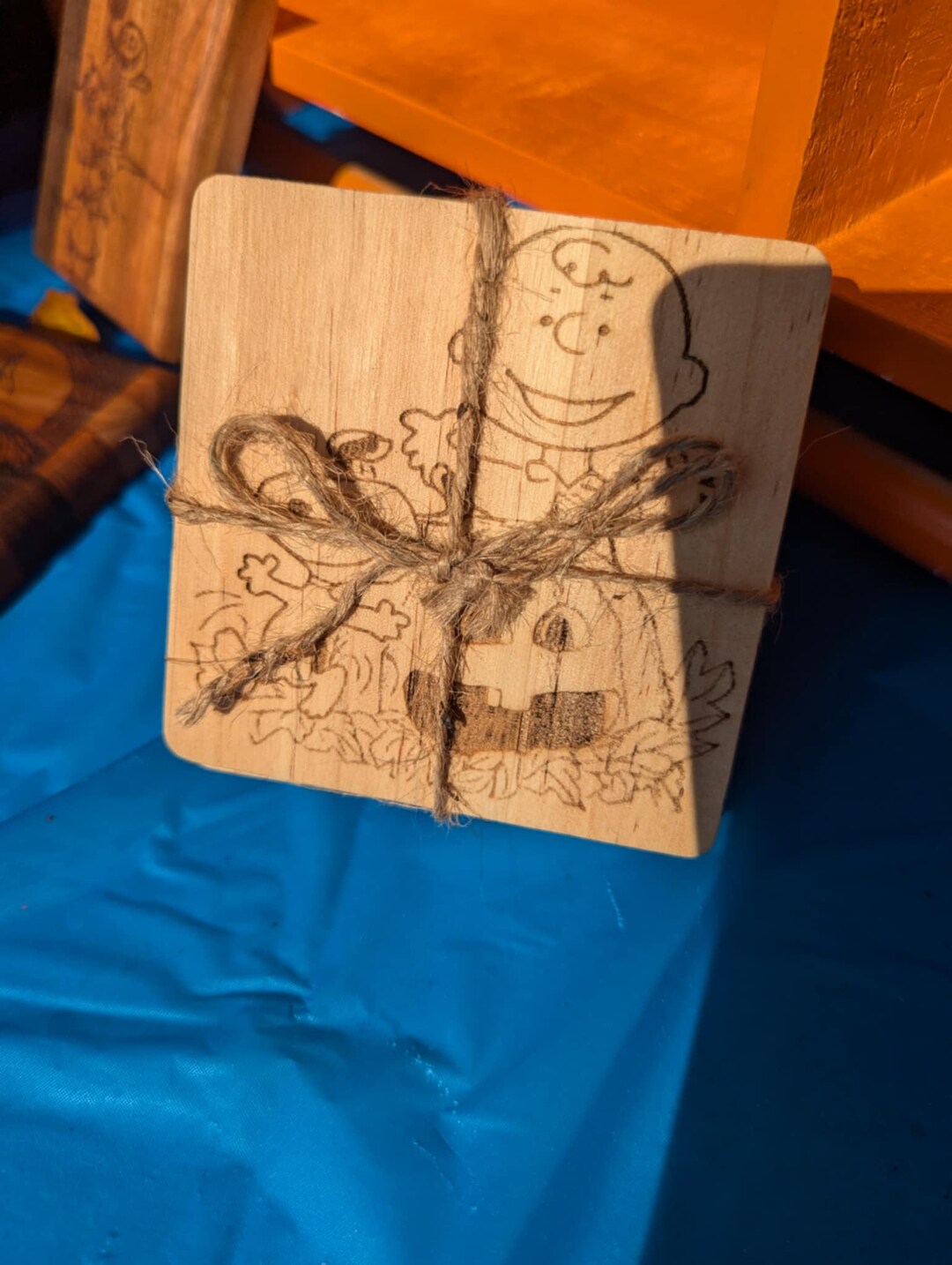 Charlie Brown Coaster - Etsy