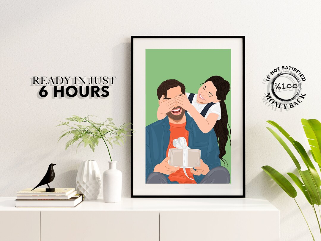Family Faceless Portrait, Father's Day Gifts, First Father's Day ...