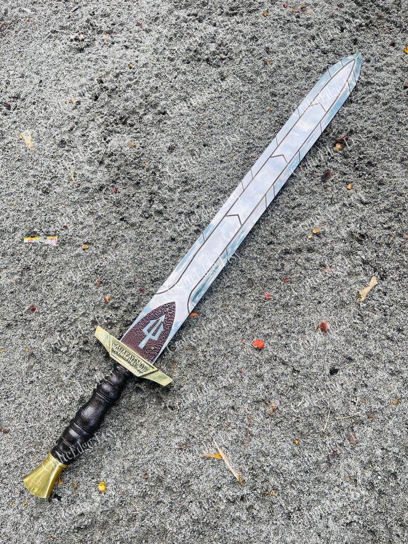 New Percy Jackson Riptide Handmade Sword, Viking Sword, With Beautiful ...