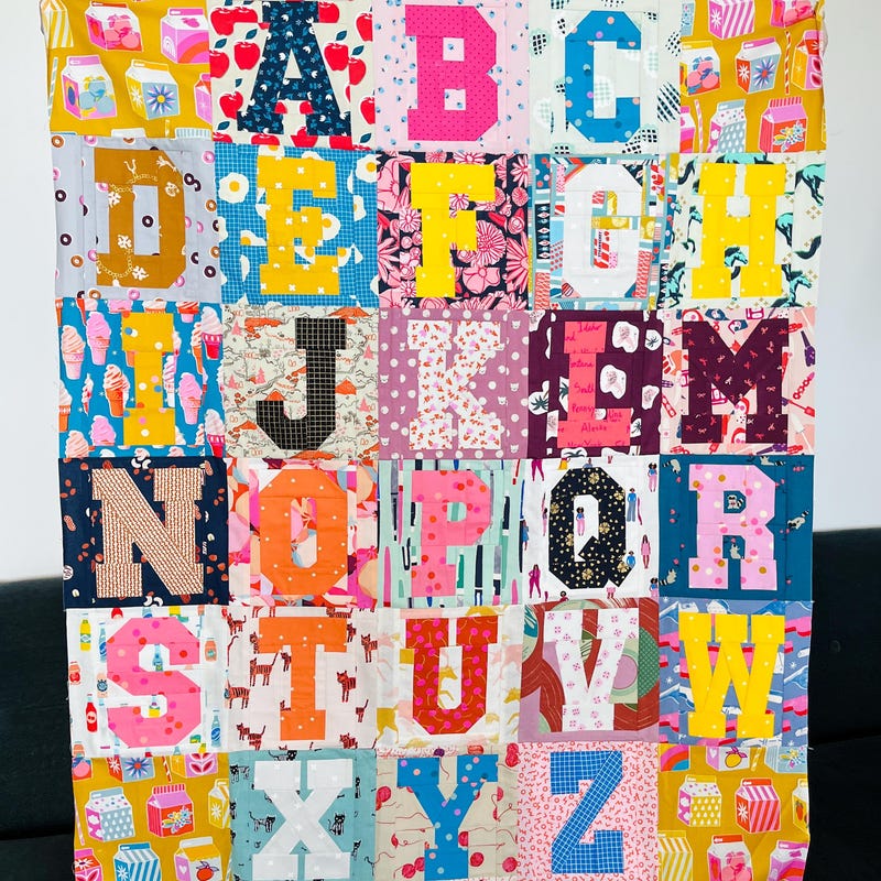 Quilt Piece Letters - Etsy