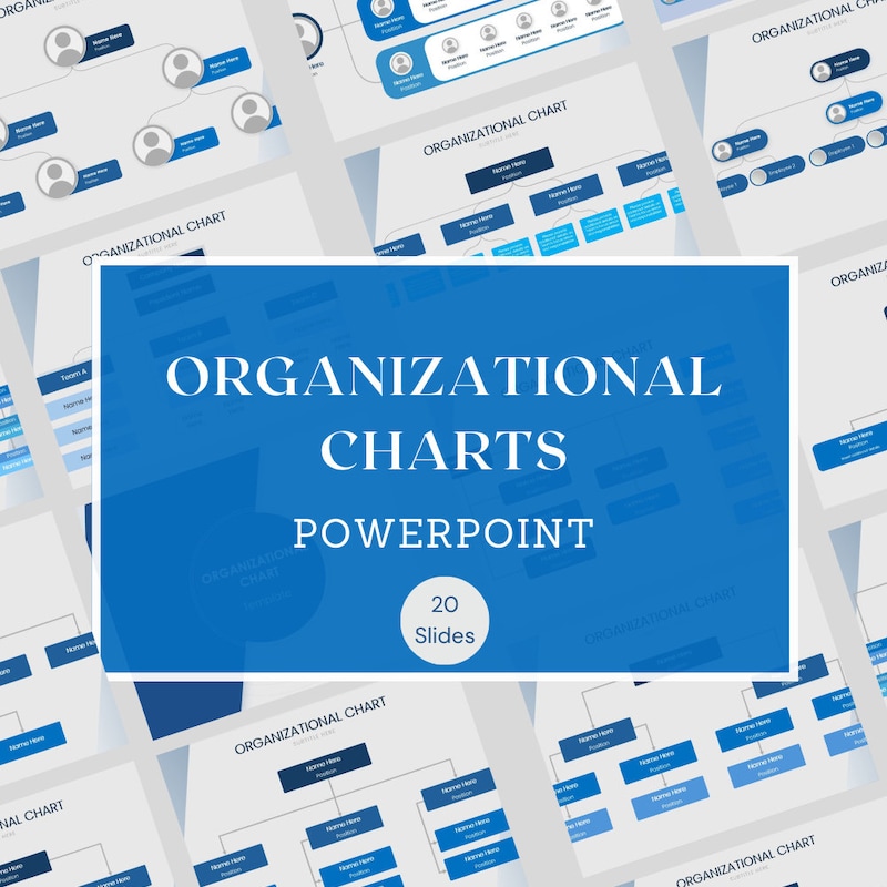 Powerpoint Organization Chart - Etsy