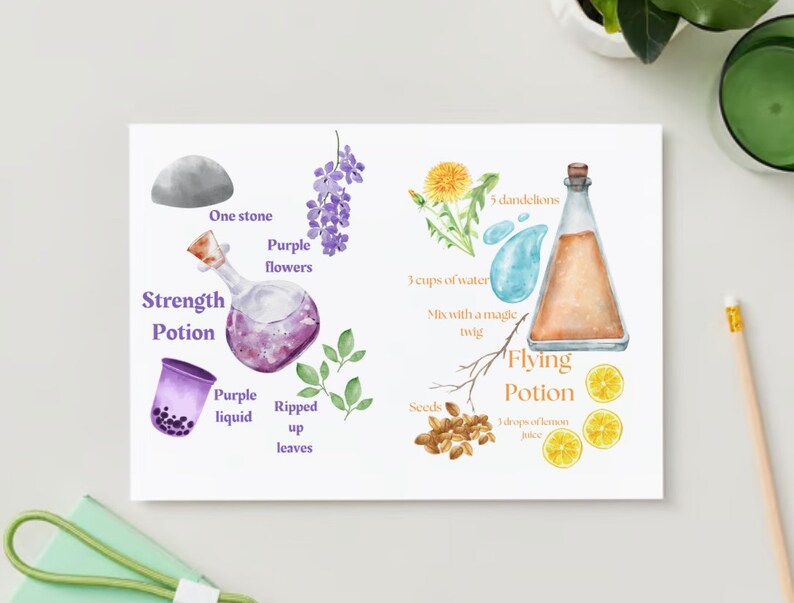 Mud Kitchen Recipe Cards, Printable Flash Cards, Sensory Play ...