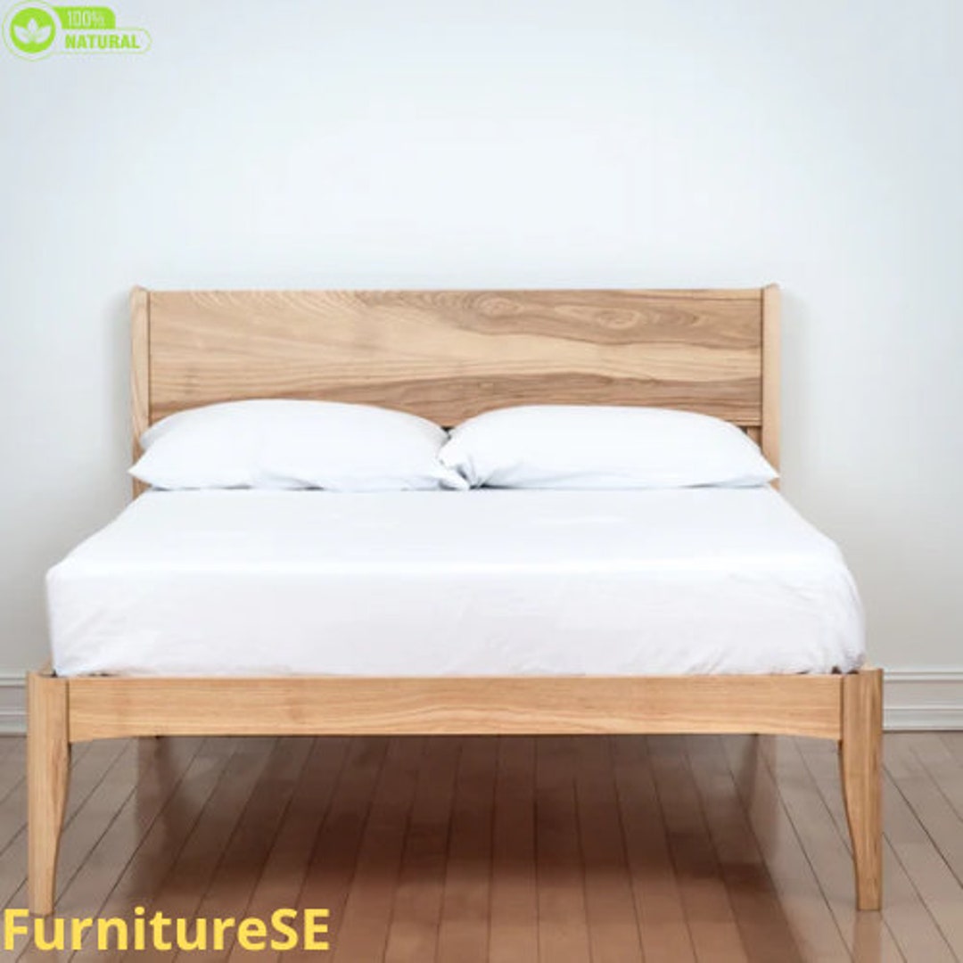 Modern Platform Bed Upton Platform Bed Minimalist Platform Bed Handmade ...